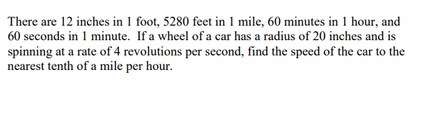 Solved There are 12 inches in 1 foot, 5280 feet in 1 mile, | Chegg.com