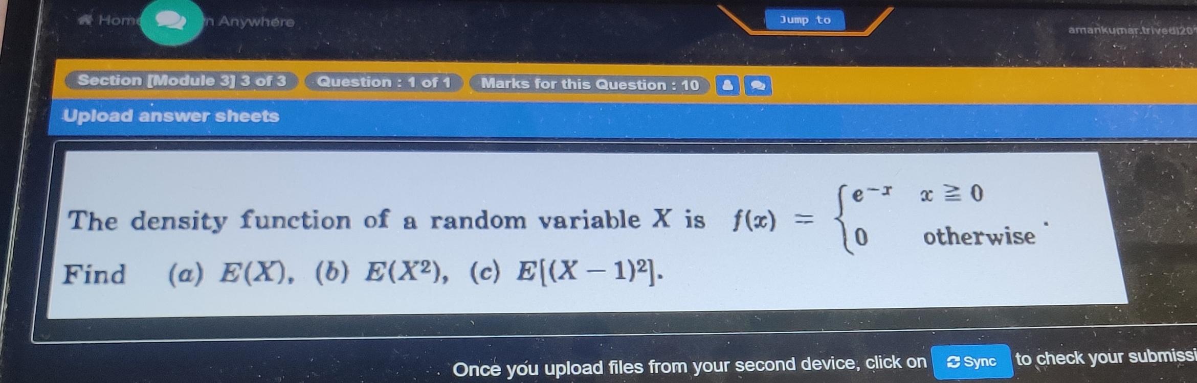 Solved Home n Anywhere Jump to amankumar trived]20 Section | Chegg.com