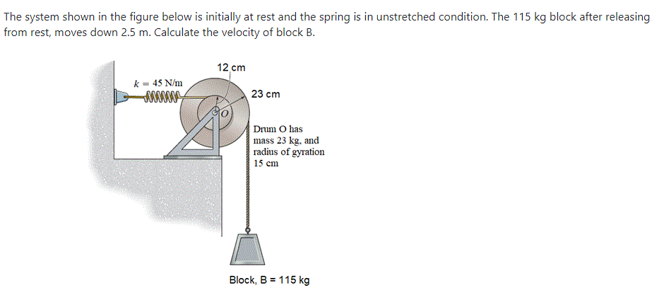 Solved The system shown in the figure below is initially at | Chegg.com