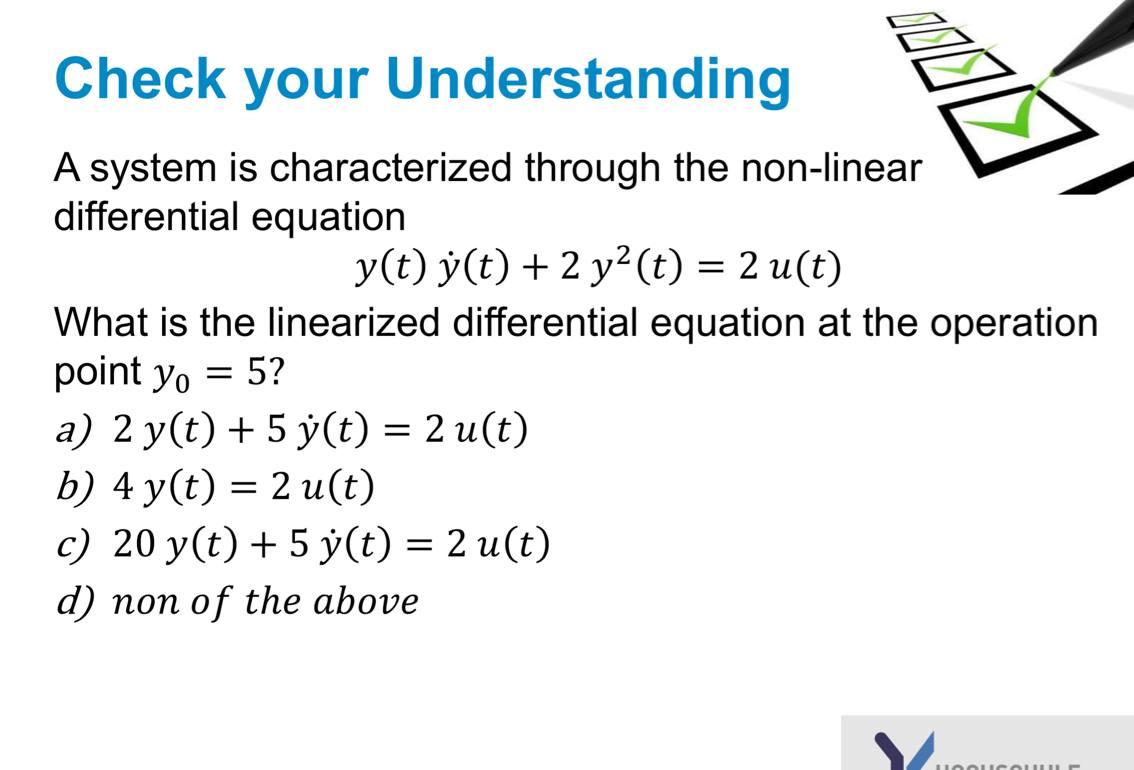 Solved Check your Understanding A system is characterized | Chegg.com