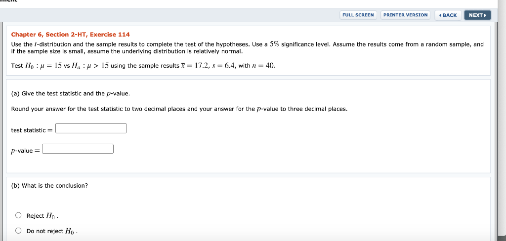 Solved FULL SCREEN PRINTER VERSION 4BACK NEXT Chapter 6, | Chegg.com