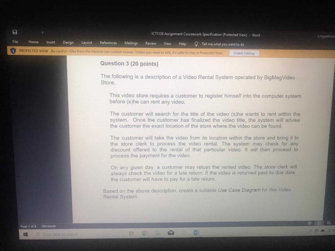 Solved ICT1106 Assignment Coursework Specification | Chegg.com