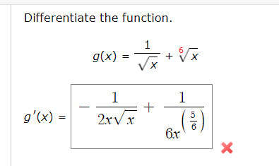 Solved Differentiate the function. | Chegg.com