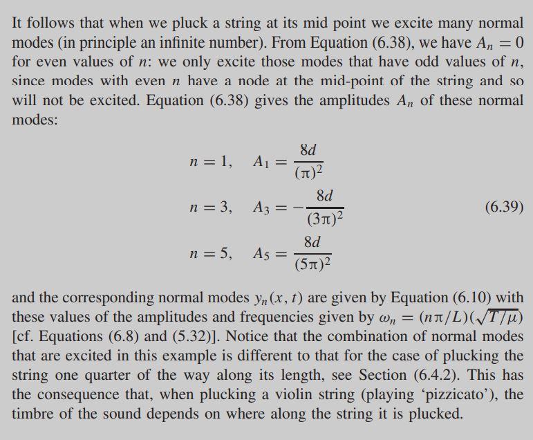 Solved Consider a string held under tension T between two | Chegg.com