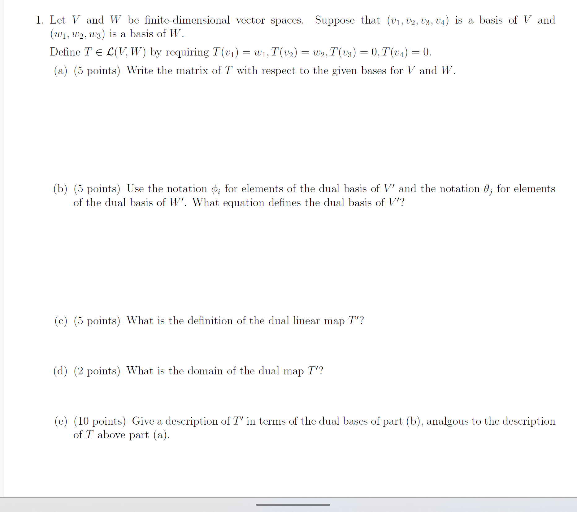 Solved I need an ﻿answer to (a), (e) ﻿and (f) in ﻿this | Chegg.com