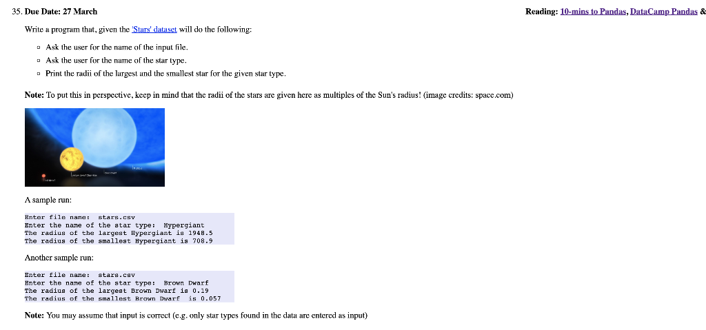 Solved Given the csv file data: Write a program that, | Chegg.com