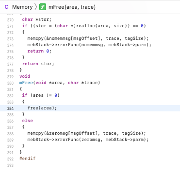 The attached files, Memory.c, Memory.h, and MemLeak.h | Chegg.com
