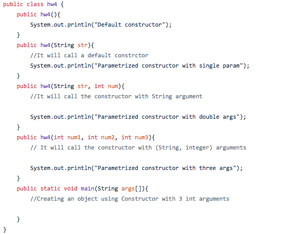 Solved Entry lvl java: Find the errors in the code and make | Chegg.com