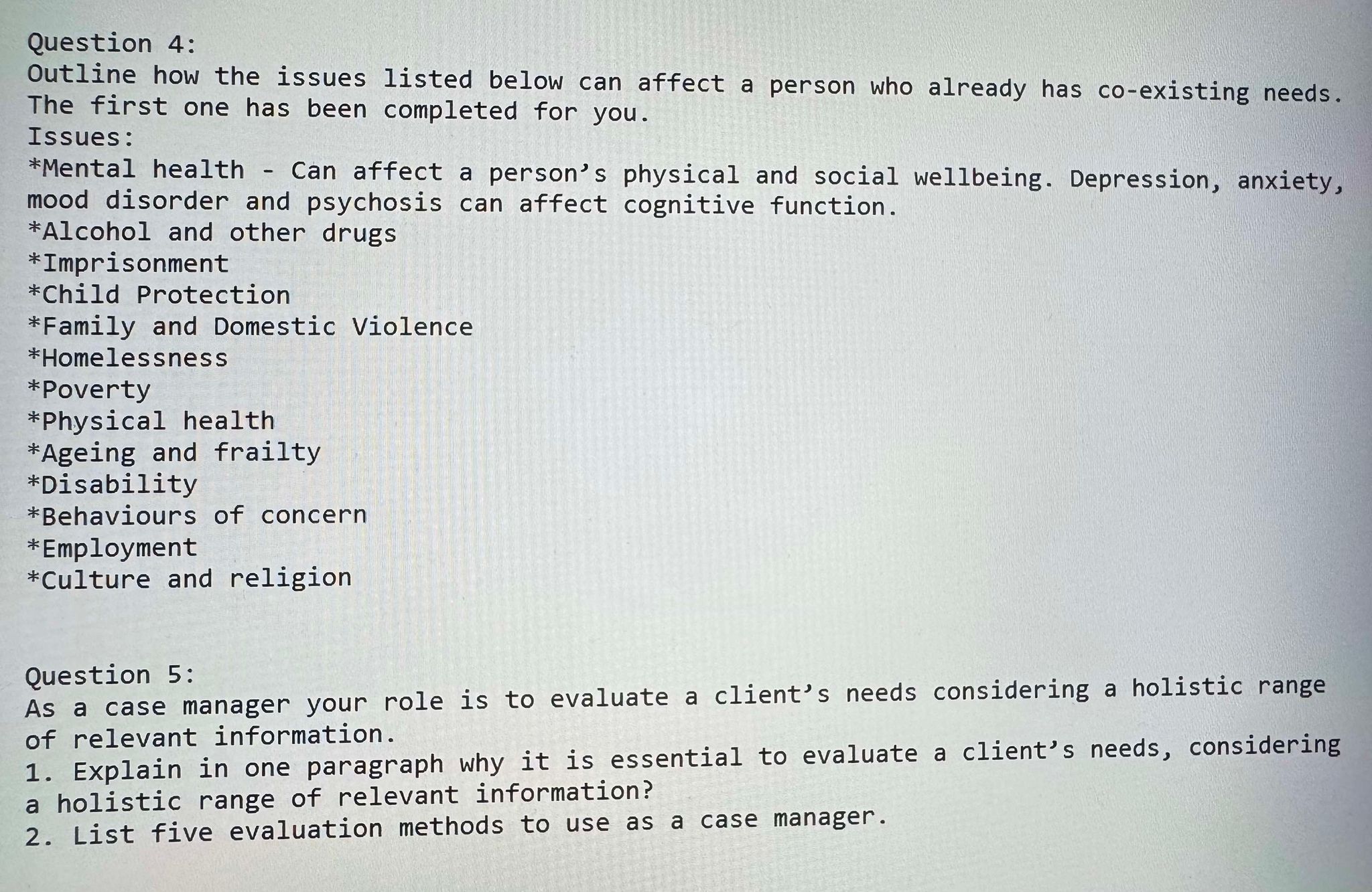 Solved Please explain/answer questions as much as no | Chegg.com