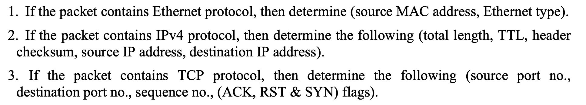 Solved In this unit, you are given a number of packets and | Chegg.com
