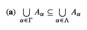 Solved 7. Let be a nonempty indexing set and let A family of | Chegg.com
