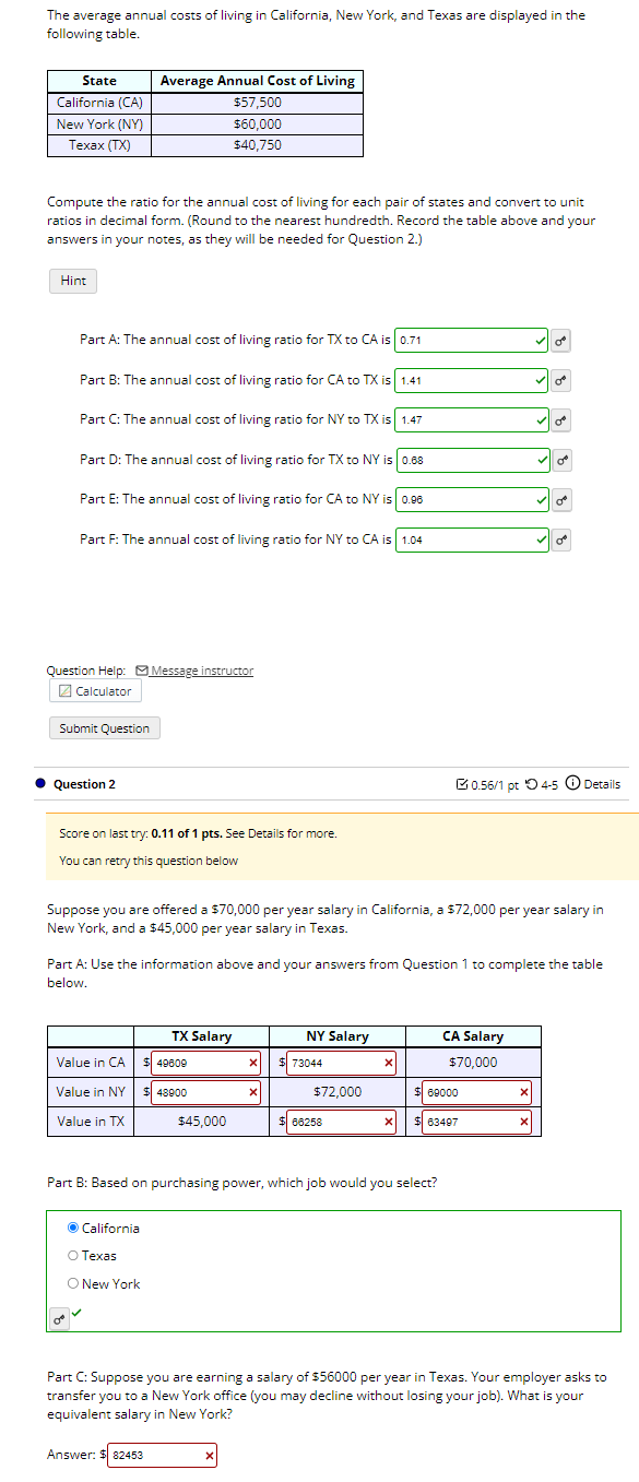 Solved Suppose you are offered a $70,000 ﻿per year salary in | Chegg.com