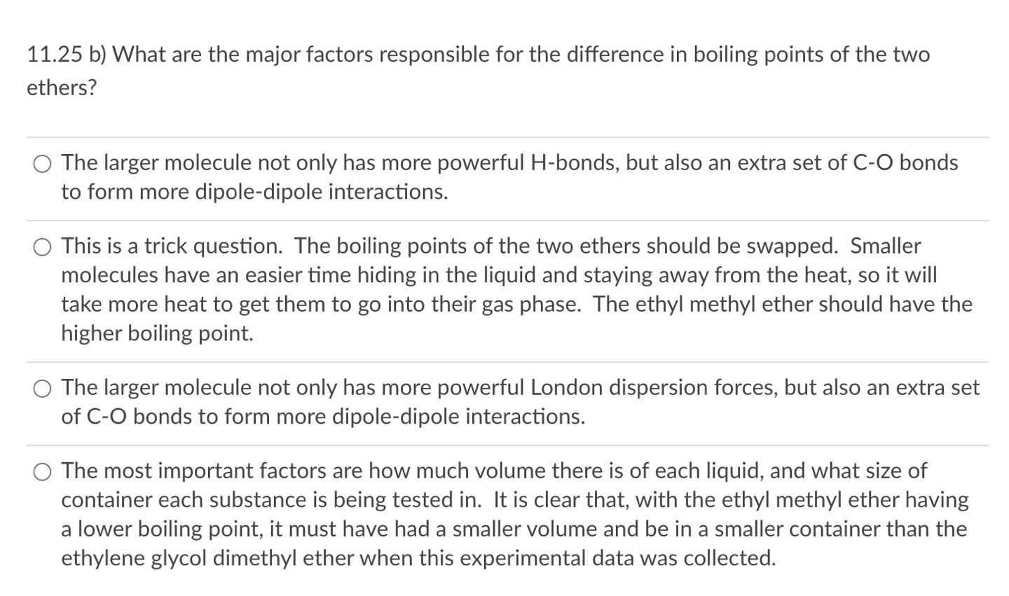 Solved 11.25 Ethylene glycol (HOCH2CH2OH), the major | Chegg.com