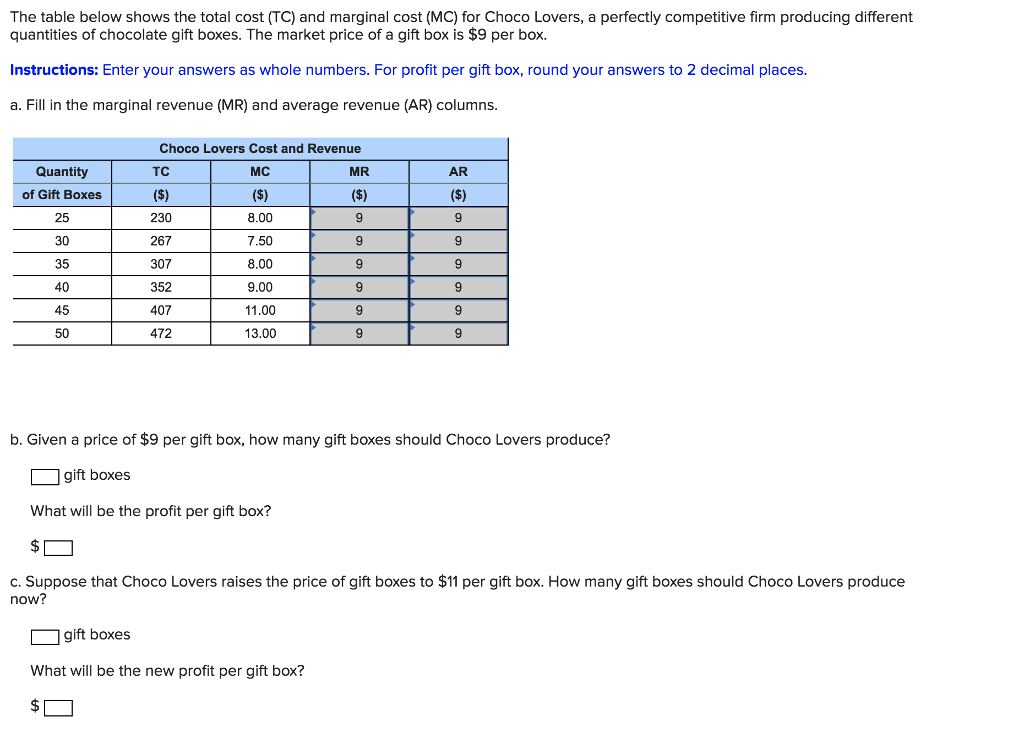 The Table Below Shows The Total Cost Tc And Marginal - vrogue.co The Table Below Shows The Total Cost Tc And Marginal - vrogue.co
