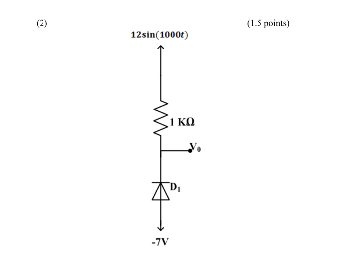 Solved Plot The Input And Output Voltage Wave Form And