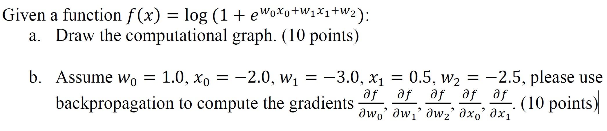 Solved BACKPROPAGATION NOTE: Will upvote for good, | Chegg.com