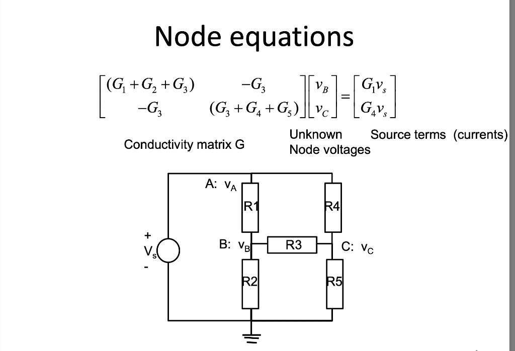 Solved Node equations | Chegg.com