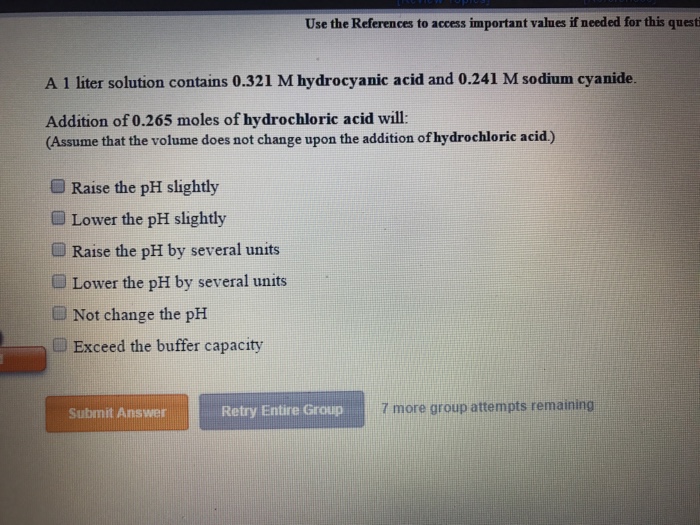 Solved A 1 liter solution contains 0.321 M hydrocyanic acid | Chegg.com