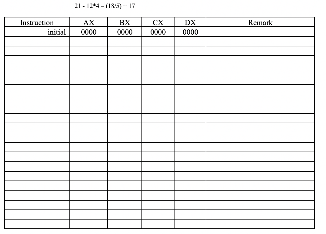 Solved 3. Write the assembly language code segment to | Chegg.com