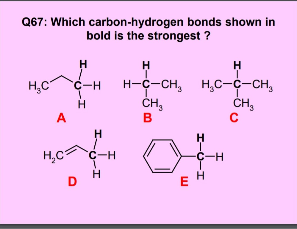 Carbon Hydrogen Bond