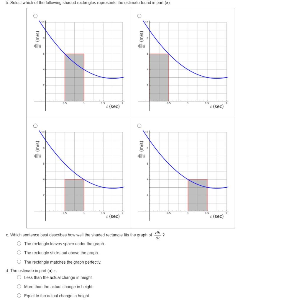 Solved The height of a moving object is a function of time, | Chegg.com