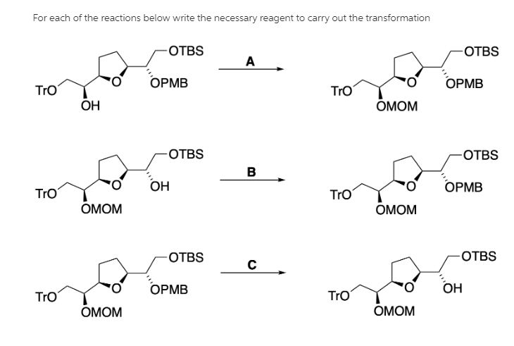 Solved For each of the reactions below write the necessary | Chegg.com