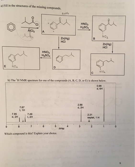 Solved Fill in the structures of the missing compounds. The | Chegg.com