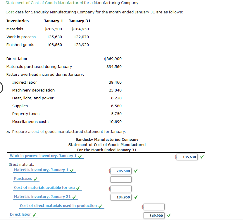 Solved Factory overhead: Indirect labor Machinery | Chegg.com