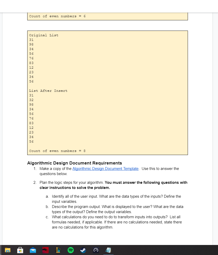 Solved Program shifting Values - Information and | Chegg.com