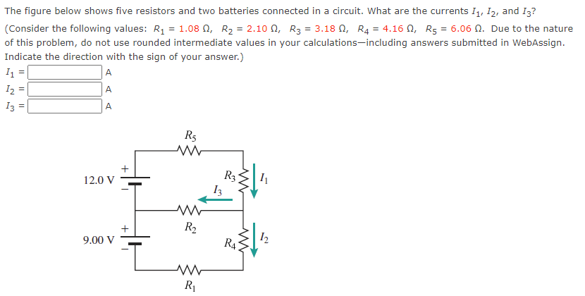Solved The figure below shows five resistors and two | Chegg.com