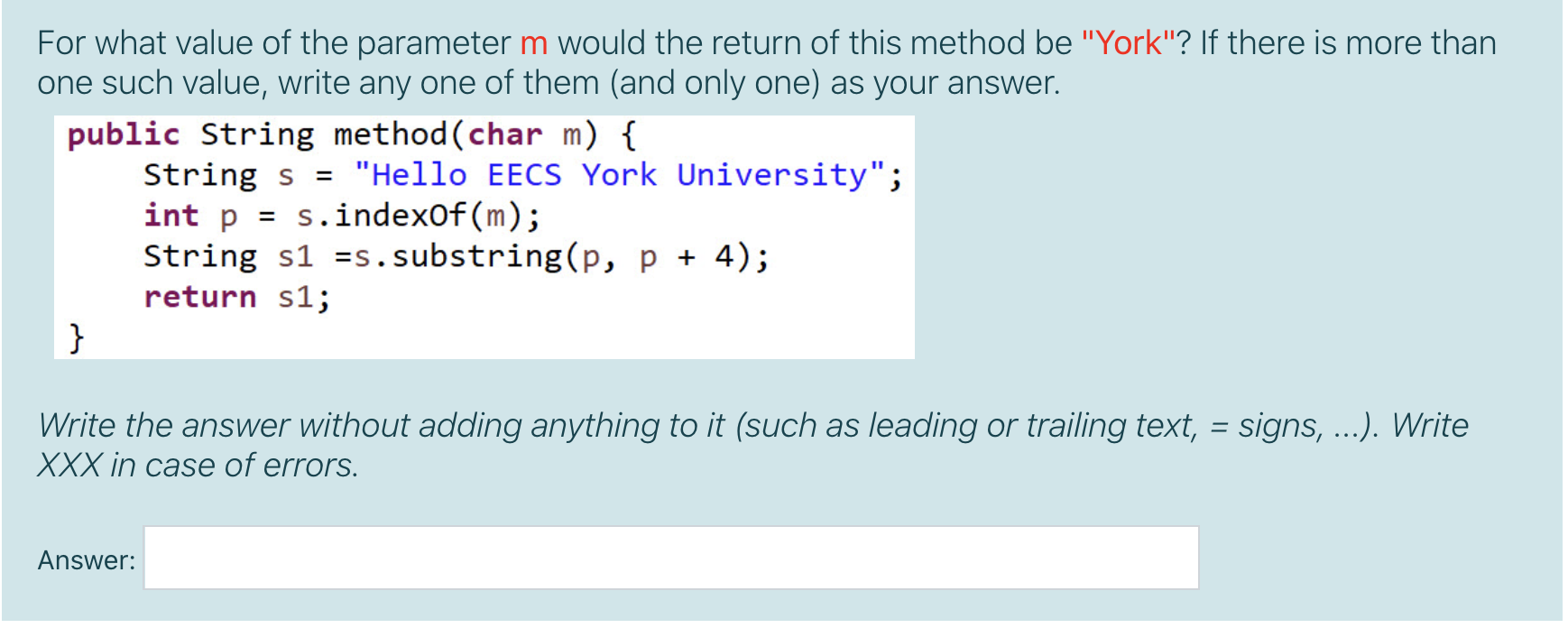 Solved For what value of the parameter m would the return of | Chegg.com