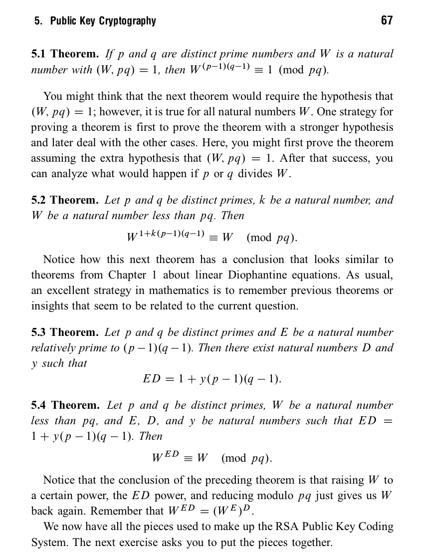 Solved by an EXPERT 5.3 ﻿Theorem. Let p ﻿and q be ﻿distinct primes and | Chegg.com