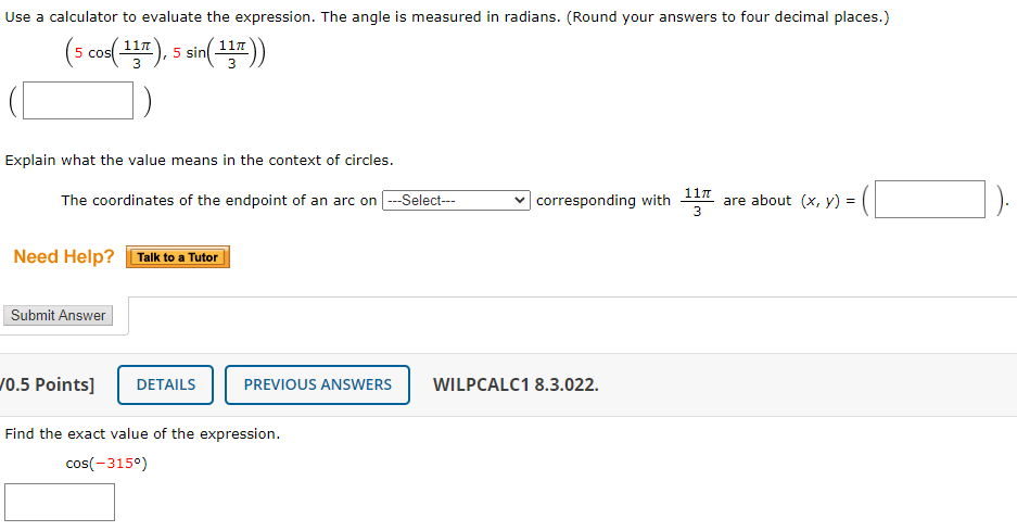 Solved Use A Calculator To Evaluate The Expression Round