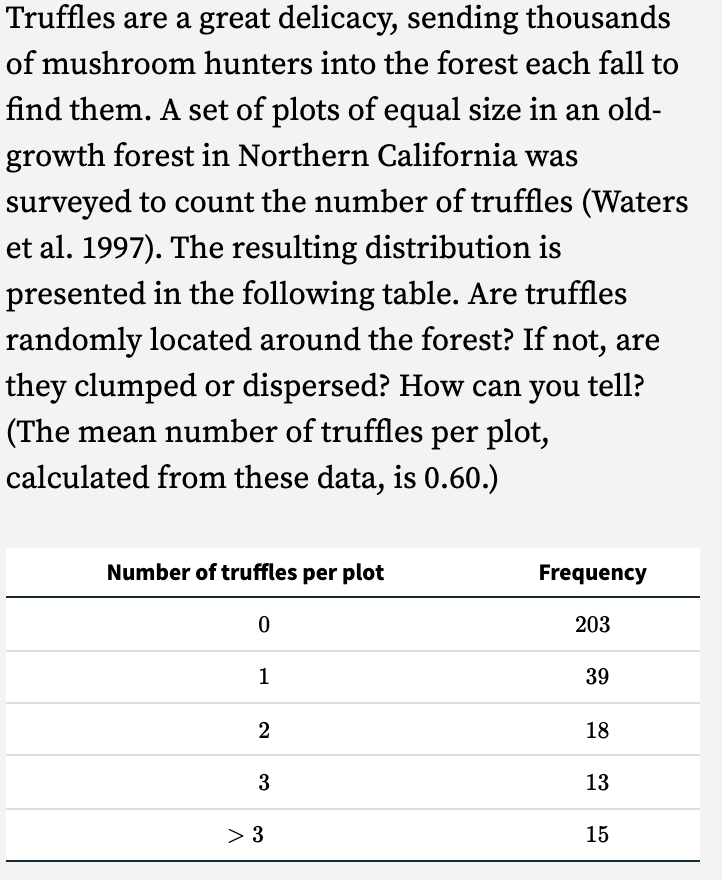 Solved Truffles are a great delicacy, sending thousands of | Chegg.com