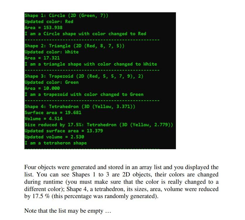Solved 1A quick look to the UML diagram: - Three interfaces | Chegg.com