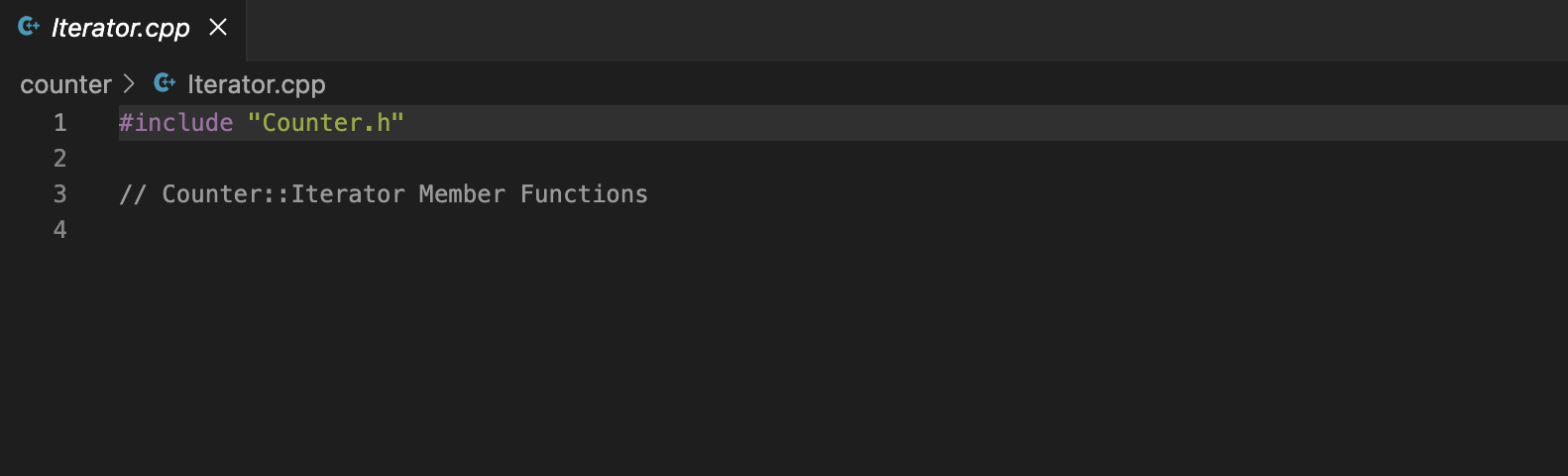 Solved \# Counter In this lab, you'll implement the _map_ | Chegg.com