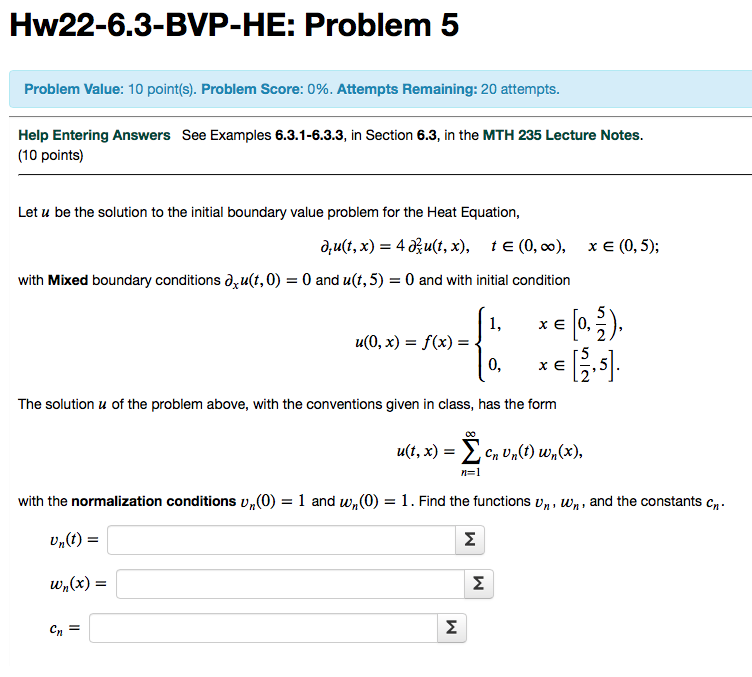 Solved Hw22-6.3-BVP-HE: Problem 5 Problem Value: 10 | Chegg.com