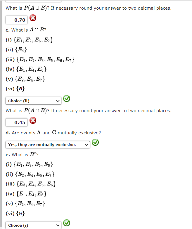 Solved Suppose That We Have A Sample Space S E1 E2 E3 Chegg