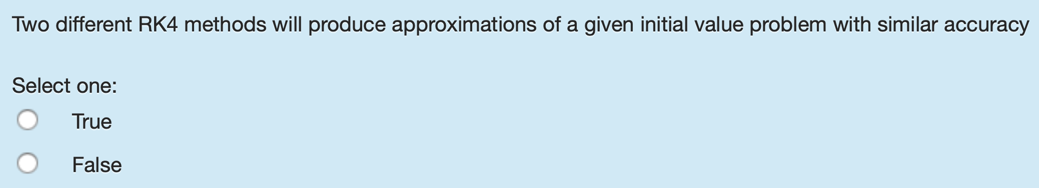 Solved Two different RK4 methods will produce approximations | Chegg.com