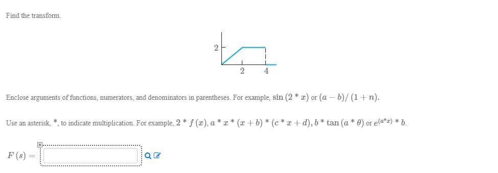 Solved Find the transform. Enclose arguments of functions, | Chegg.com