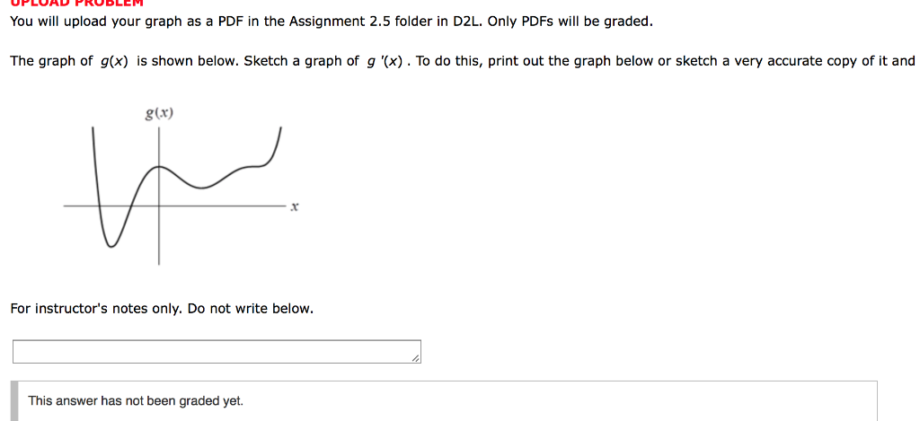 Solved You will upload your graph as a PDF in the Assignment | Chegg.com