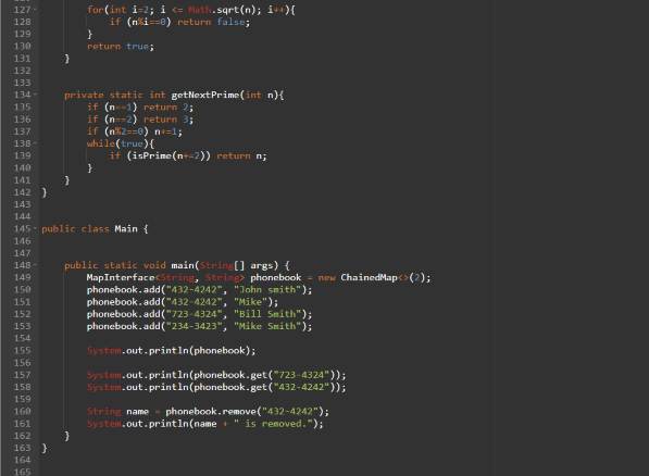 Solved For this assignment, you are provided a chained map. | Chegg.com