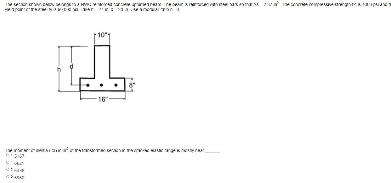Solved A box beam section is shown below. The beam is made | Chegg.com