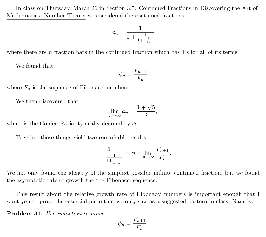 Solved In class on Thursday, March 26 in Section 3.5: | Chegg.com