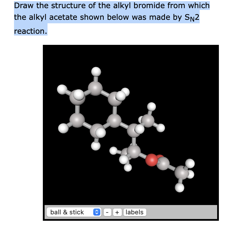 Solved Draw the structure of the alkyl bromide from which | Chegg.com