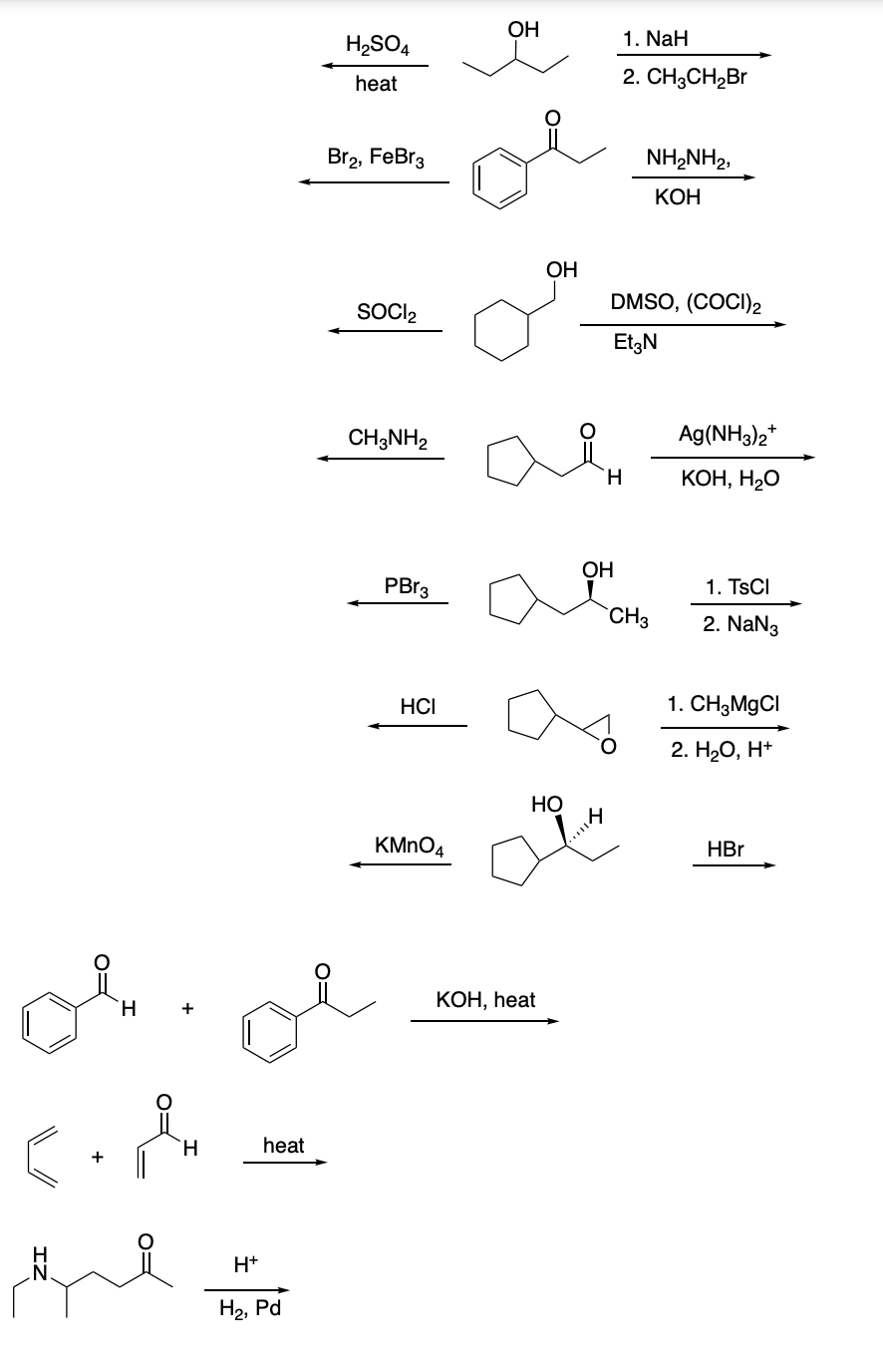 Solved What are the majir orgamic products of the following. | Chegg.com