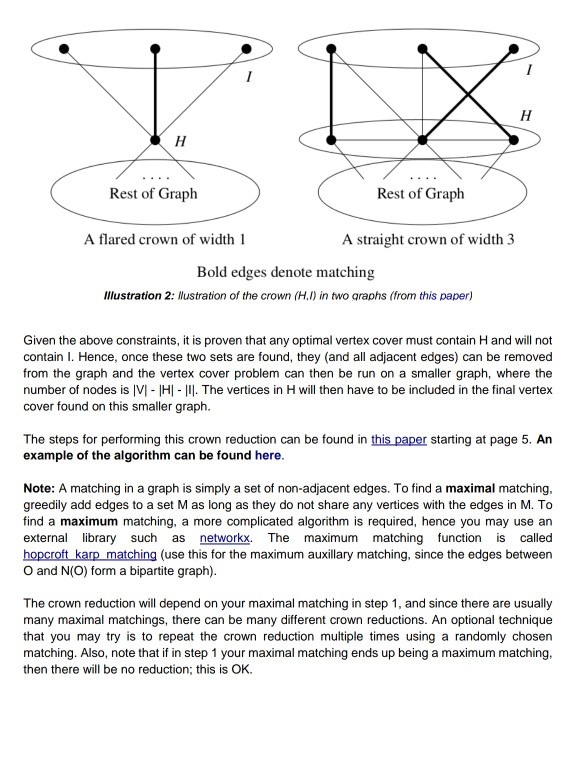 Part 3: Kernelization The idea behind kernelization | Chegg.com