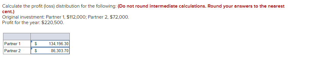 Solved Calculate the profit (loss) distribution for | Chegg.com