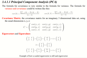 3.4.1.1 Principal Component Analysis (PCA) The | Chegg.com