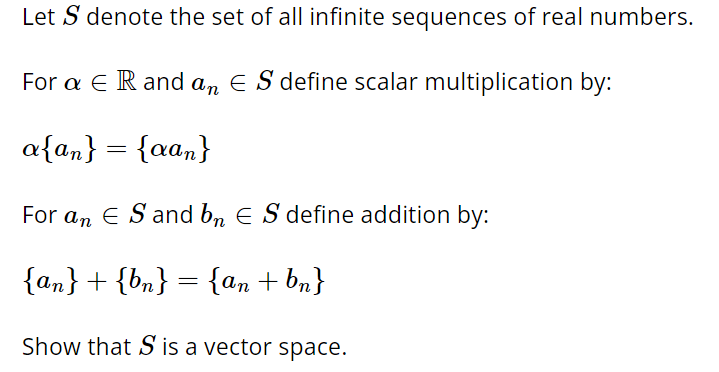 Solved Let S denote the set of all infinite sequences of | Chegg.com
